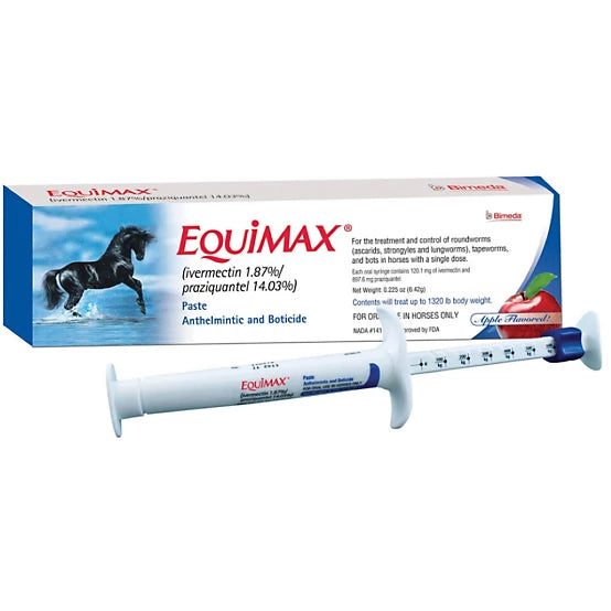 Equimax Paste Horse Wormer #07820314 – Mt Holly Supply Co, Inc.