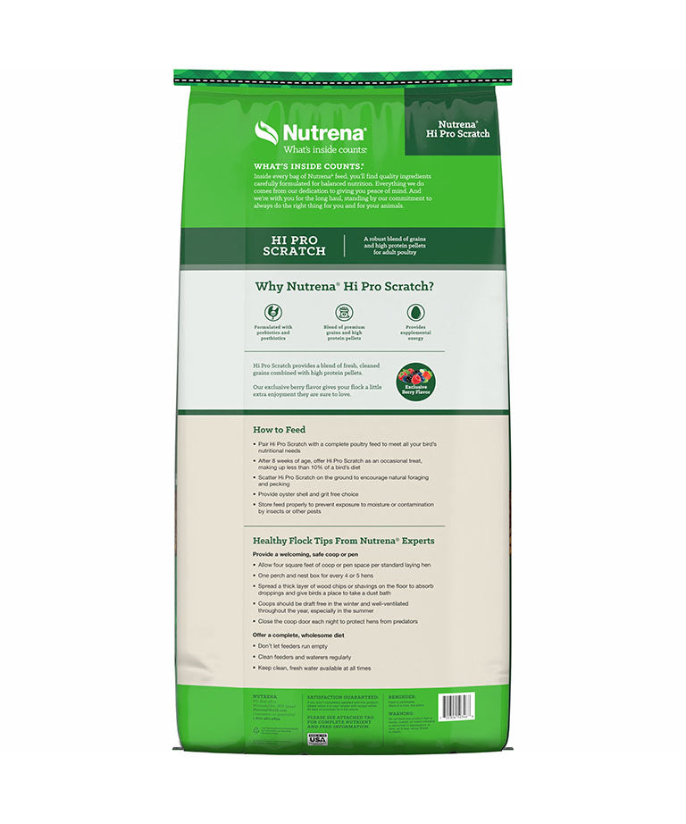 Nutrena Country Feeds HI PRO Scratch Grains #95268-50 – Mt Holly Supply ...